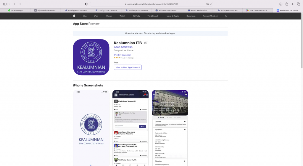 Kantor Kealumnian » Tahapan Pemutakhiran Data Alumni ITB
