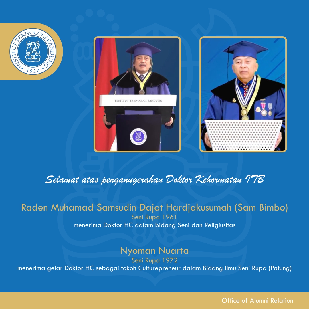 Anugerah Doktor Kehormatan Sam Bimbo & Nyoman Nuarta – Direktorat ...